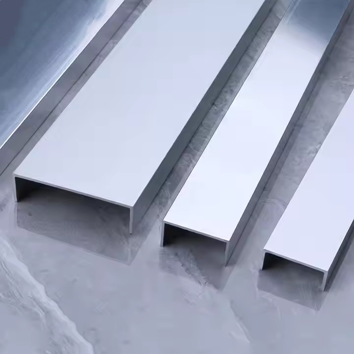 Aluminum U shape wall Tile trim - Leader Aluminium