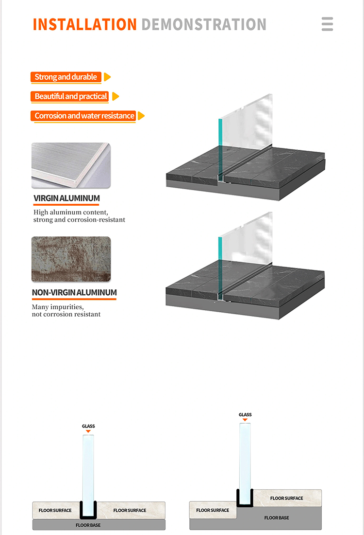 Custom Aluminum Channel Profiles for Glass | U Shaped Extrusions ...