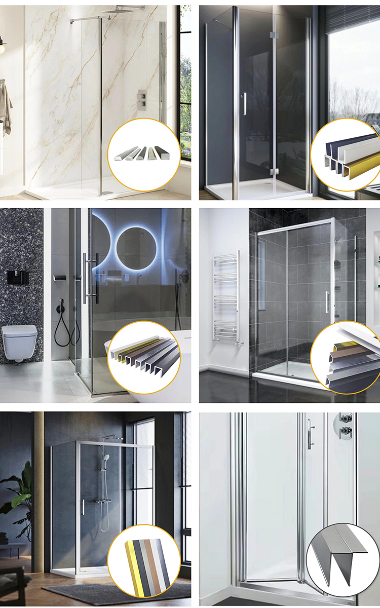 Custom Aluminum Channel Profiles for Glass | U Shaped Extrusions ...