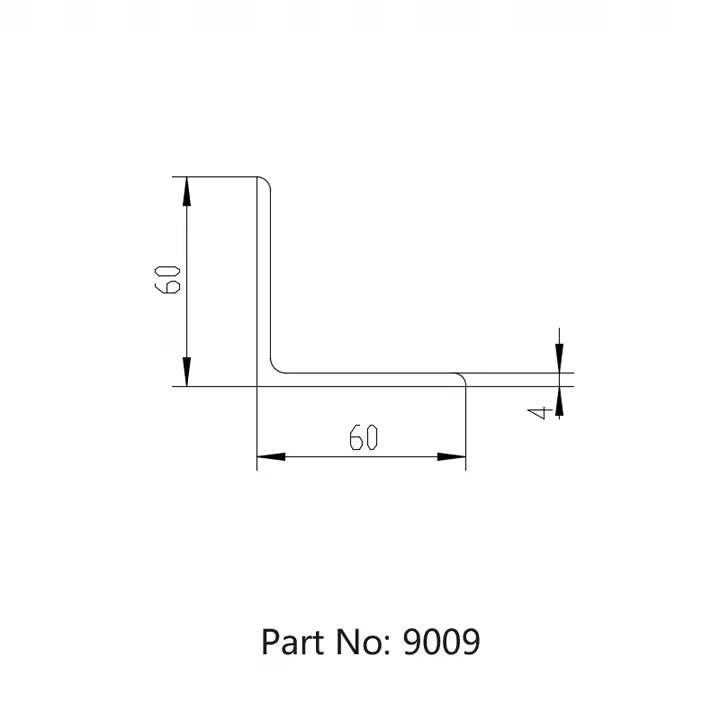 Industrial Aluminium L Shape Corner & Angle Profiles | Custom ...