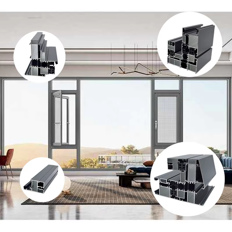 Exterior Thermal Break Casement Window Profiles | 6063-T5 | ISO19001 ...